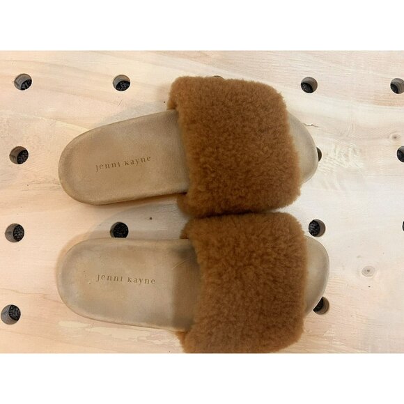 Jenni Kaye | Shoes | Brand New Jenni Kayne Shearling Slide Sandals Size ...